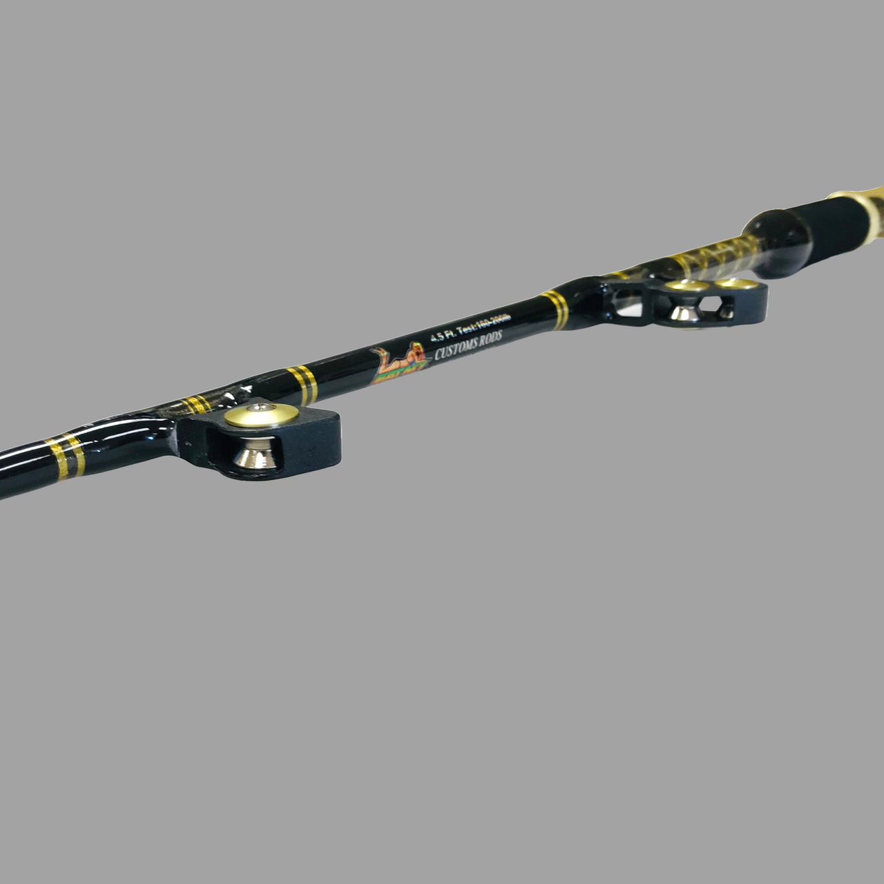 80 Wide 2 Speed Reel + 160-200lb. Short Bent Dredge Rod – Eat My Tackle